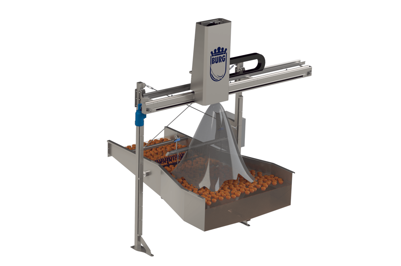 PLASTIC SHEET CATCHER - Burg Machinery