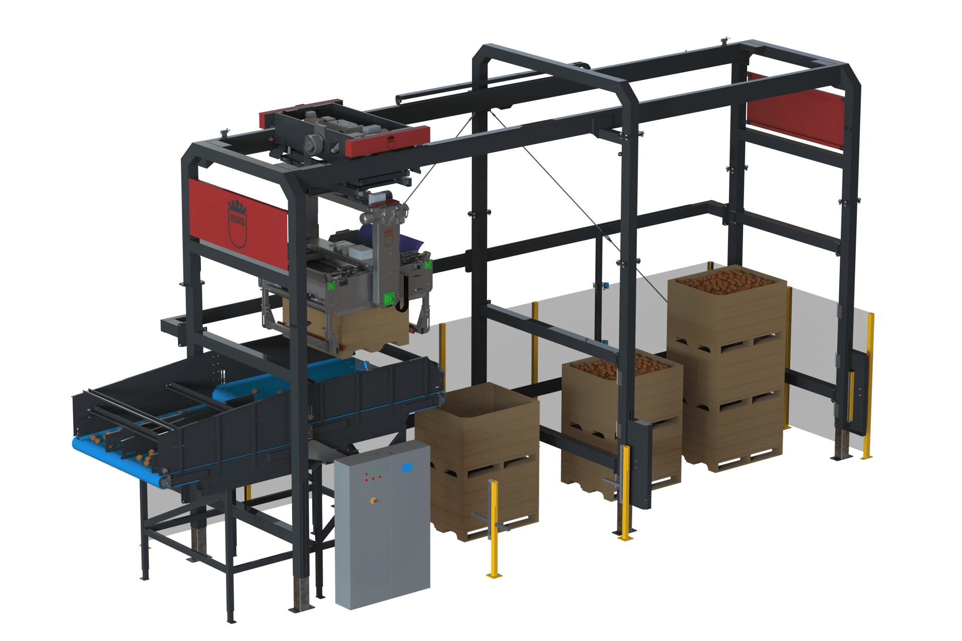 ROBOT BIN UNLOADER - Burg Machinery
