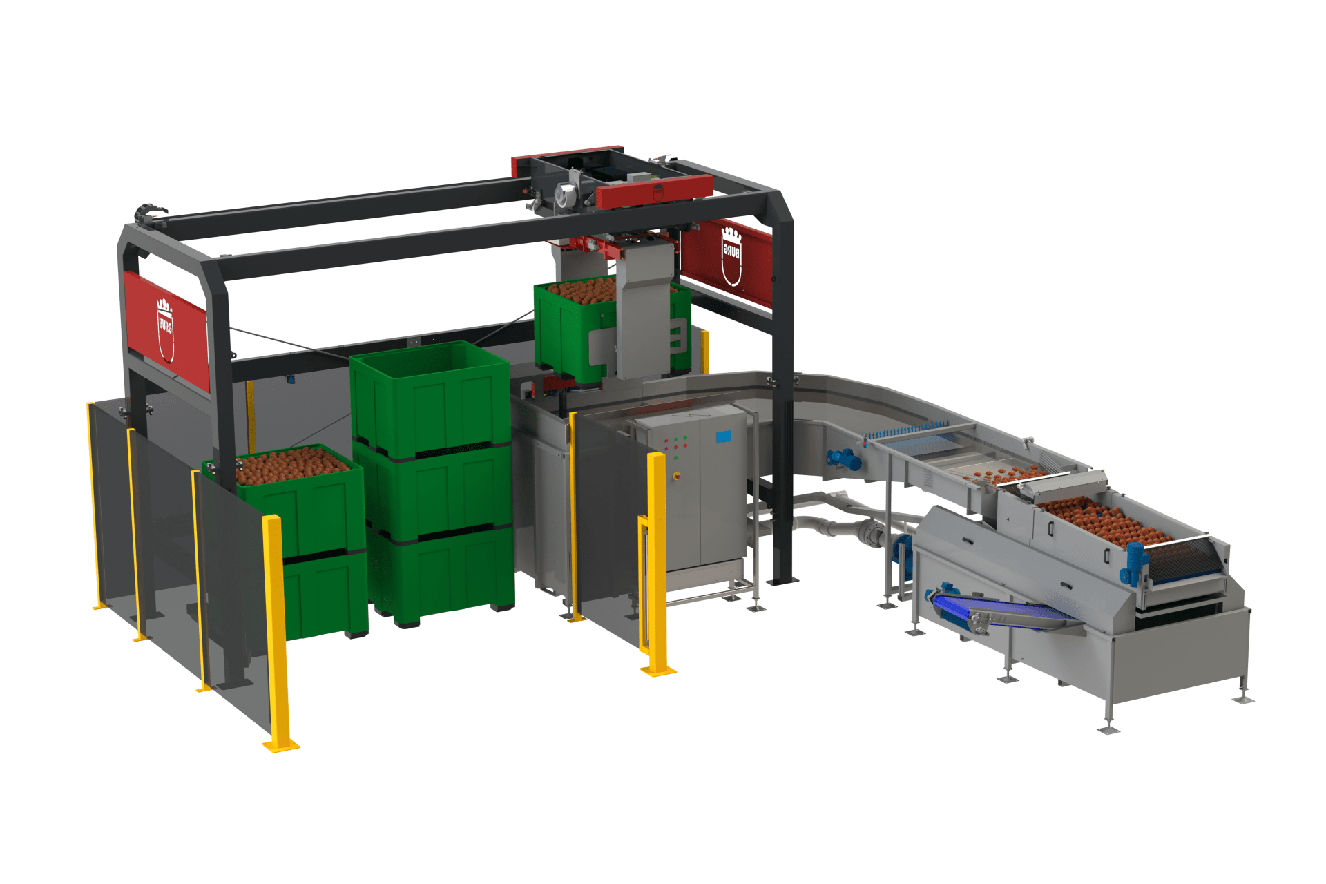 BIN ROBOT WATER UNLOADER - Burg Machinery