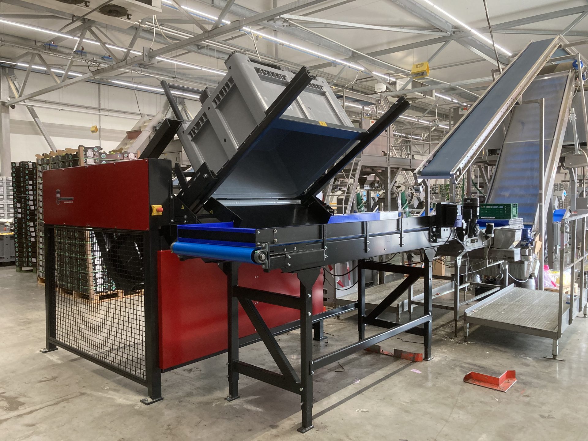 BIN UNLOADER RAISED AND WEIGHTENED - Burg Machinery