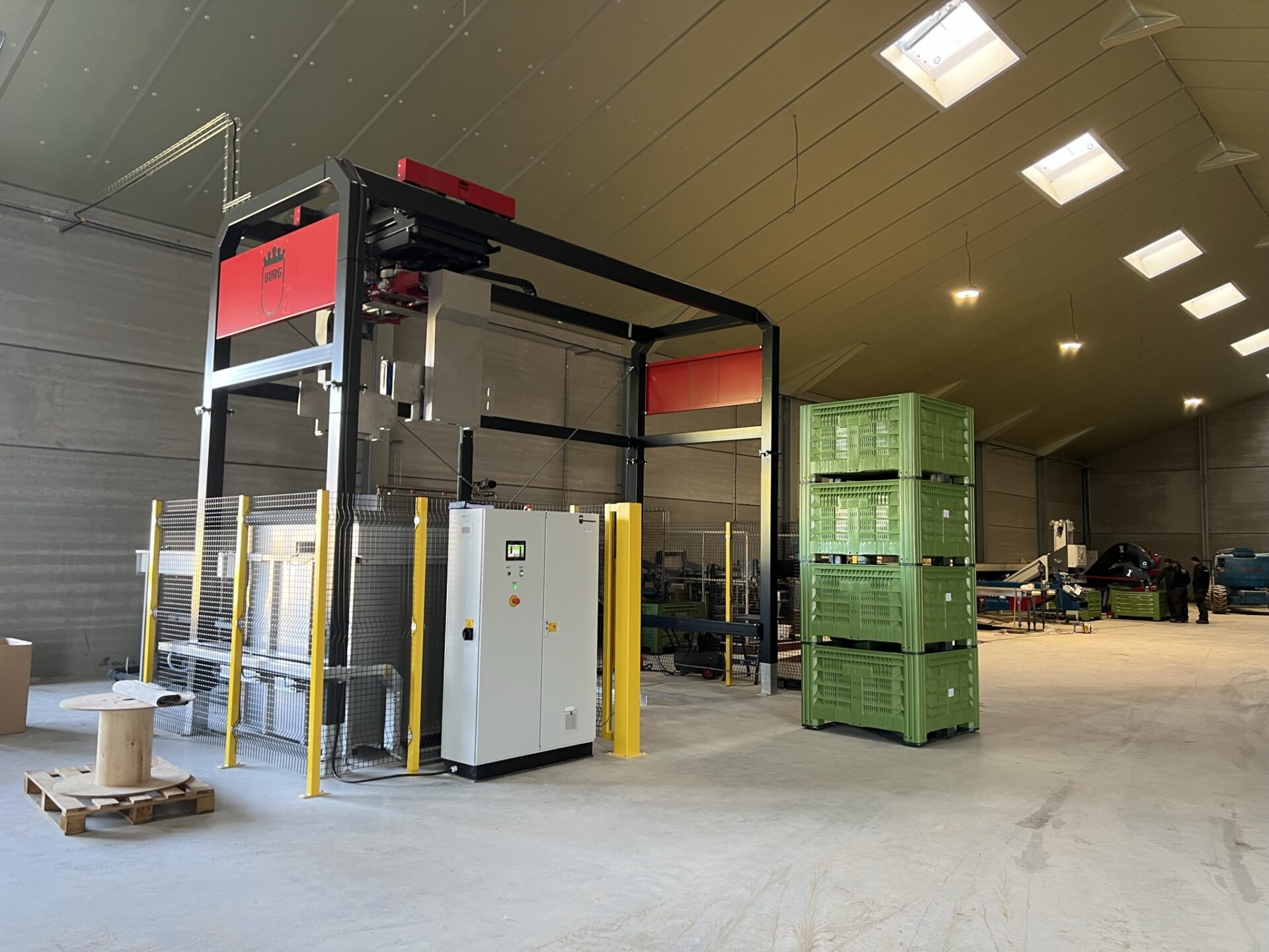 BIN UNLOADING LINE WET + BINFILLERS - Burg Machinery