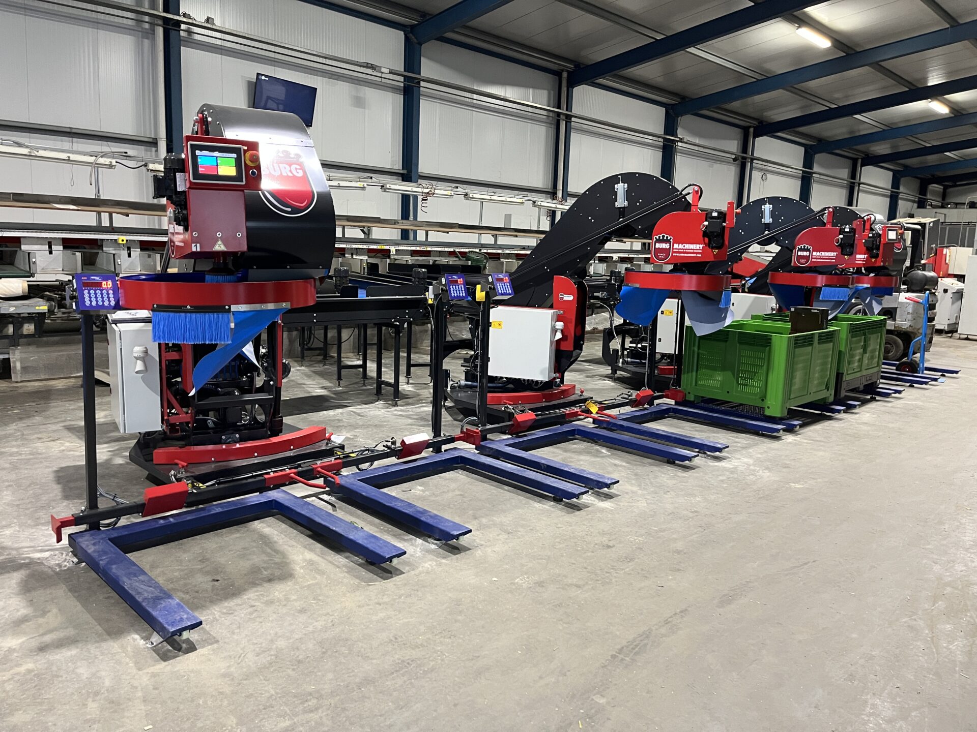 BOX FILLERS WITH WEIGHING PLATFORMS PEPPERS - Burg Machinery